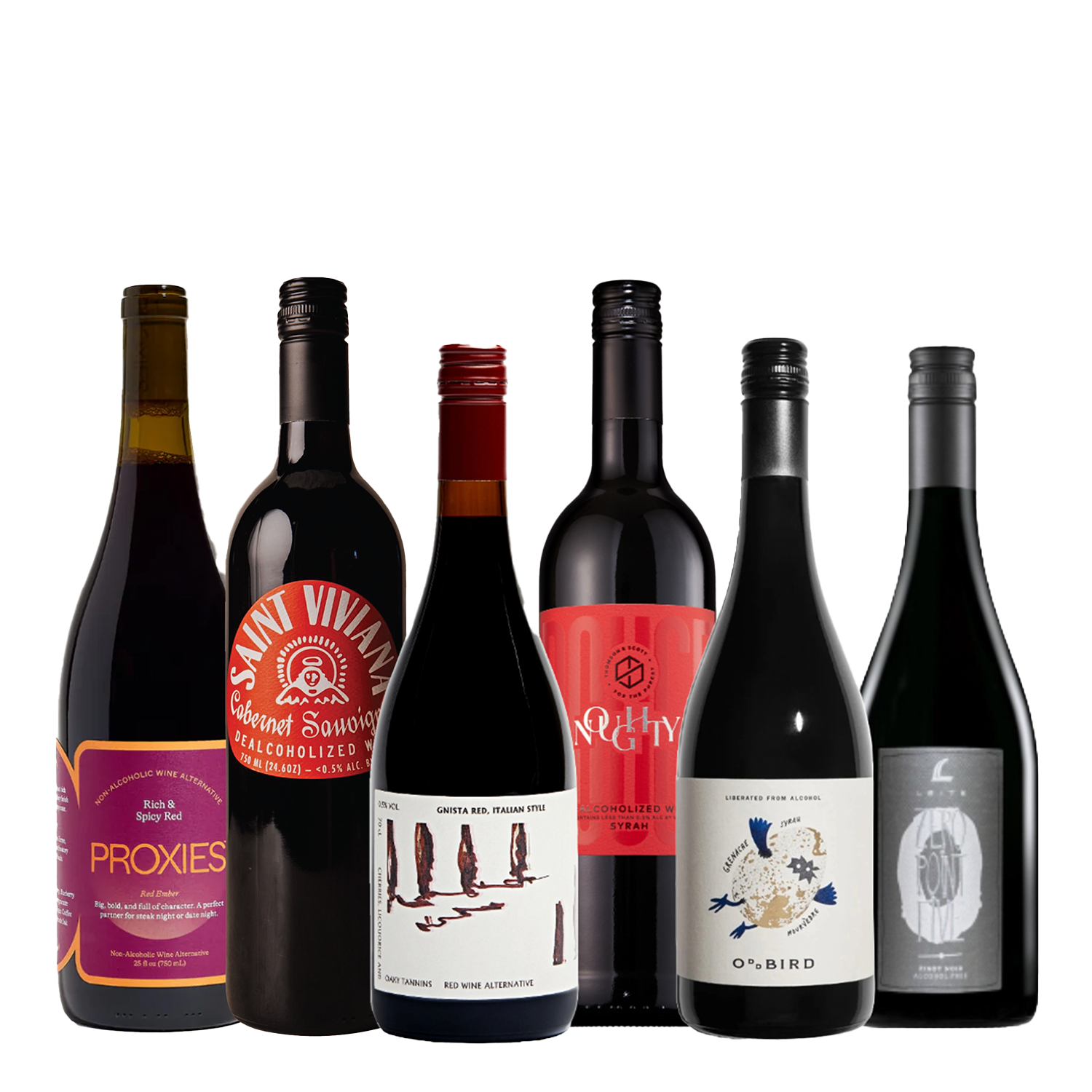 Premium Non-Alcoholic Red Wine Bundle | The Zero Proof