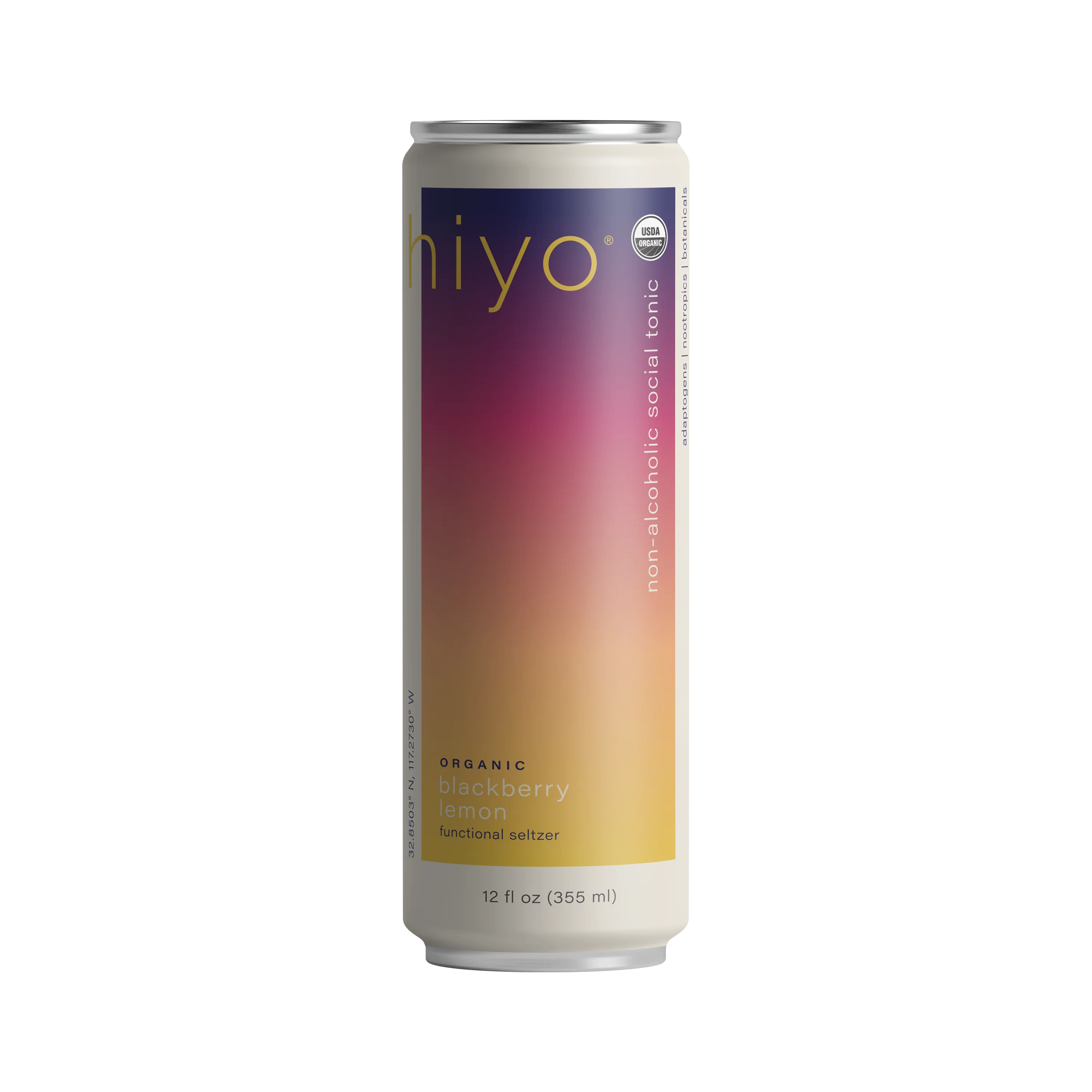 Hiyo's Blackberry-Lemon Non-Alcoholic Seltzer (Cans) | The Zero Proof