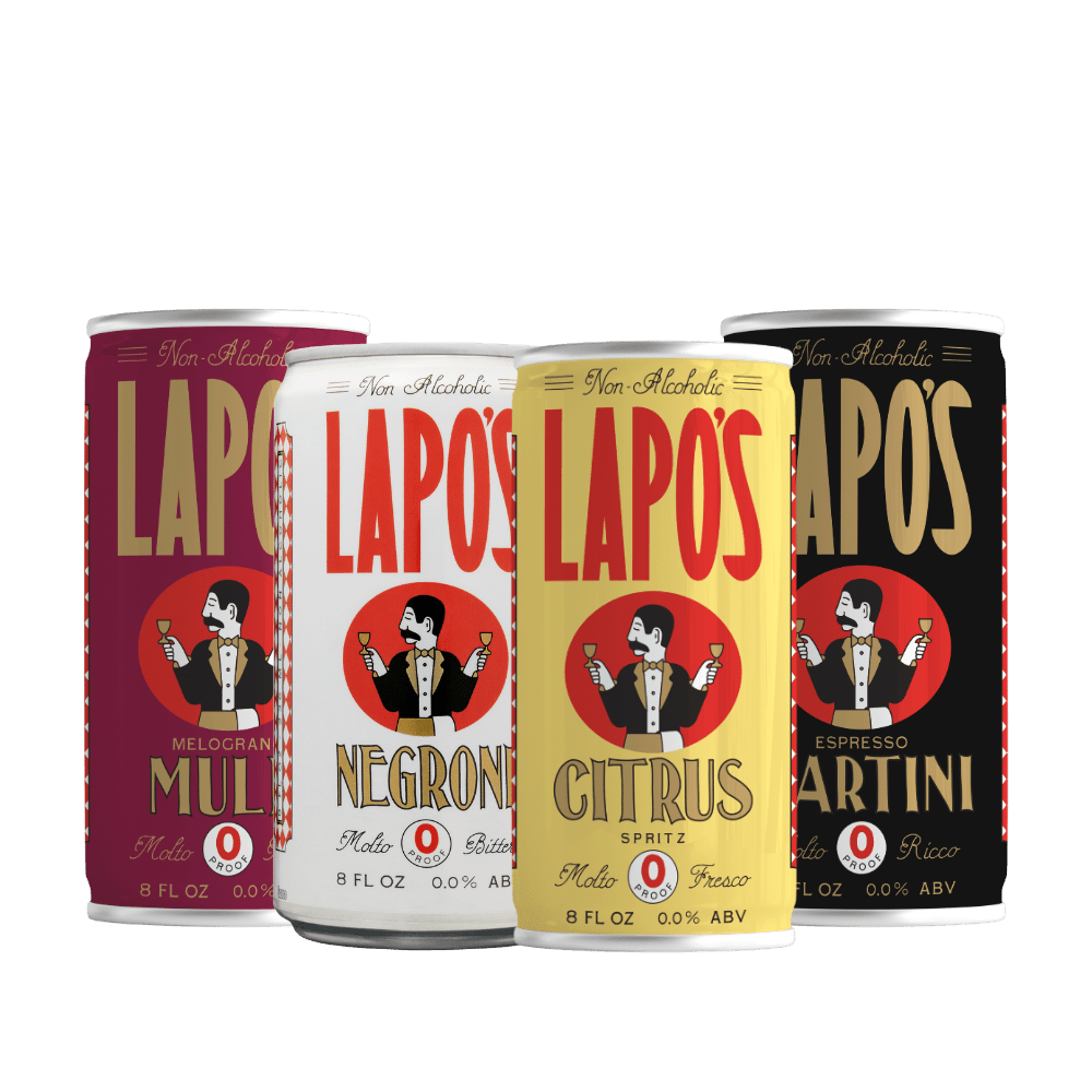 Lapo's: Non-Alcoholic, Pre-made Cocktails | The Zero Proof