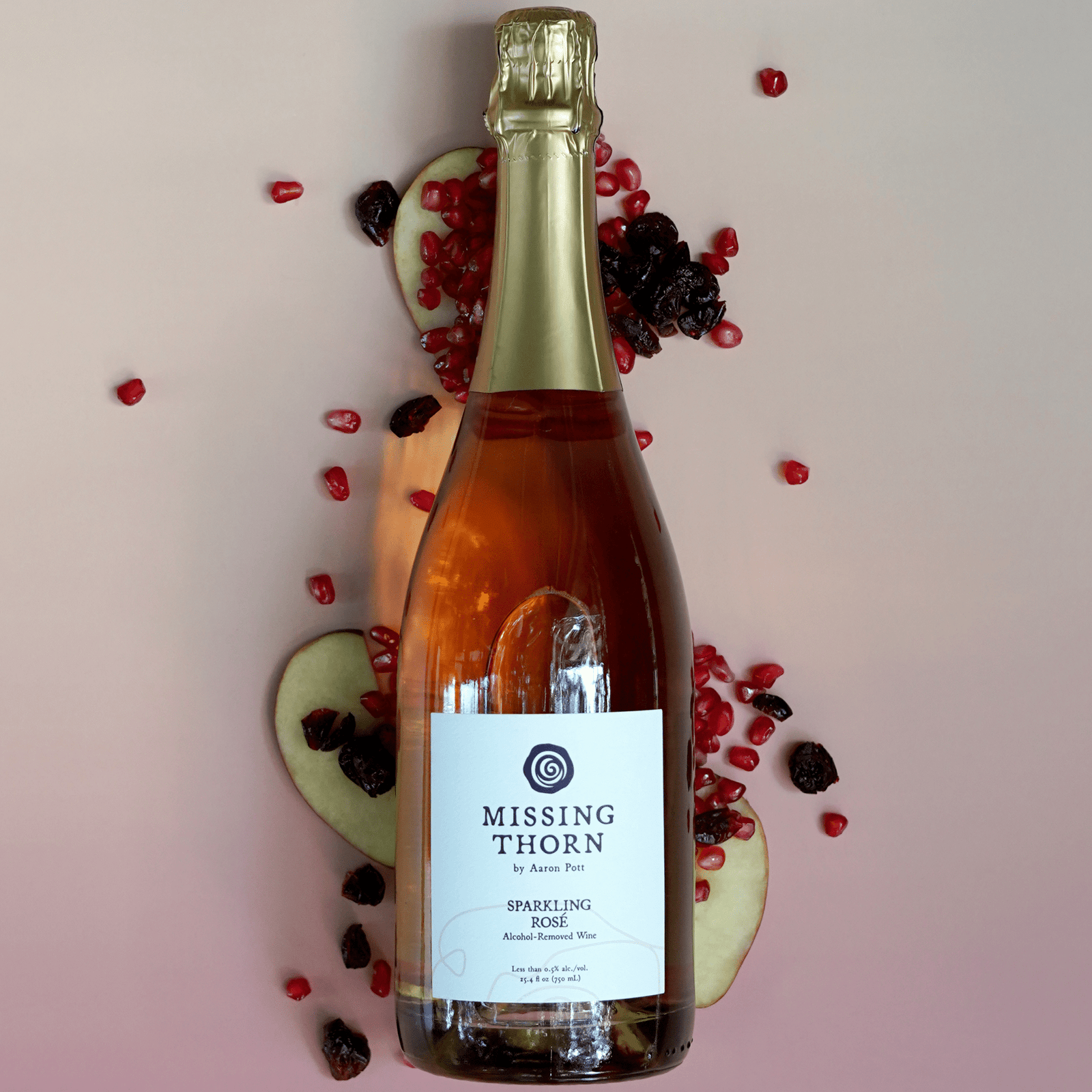 Missing Thorn Alcohol-Removed Sparkling Rosé Wine