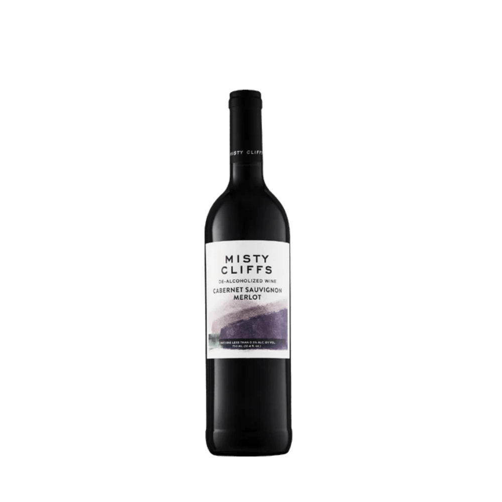 Misty Cliffs Cabernet Sauvignon-Merlot Blend Non-Alcoholic Red Wine
