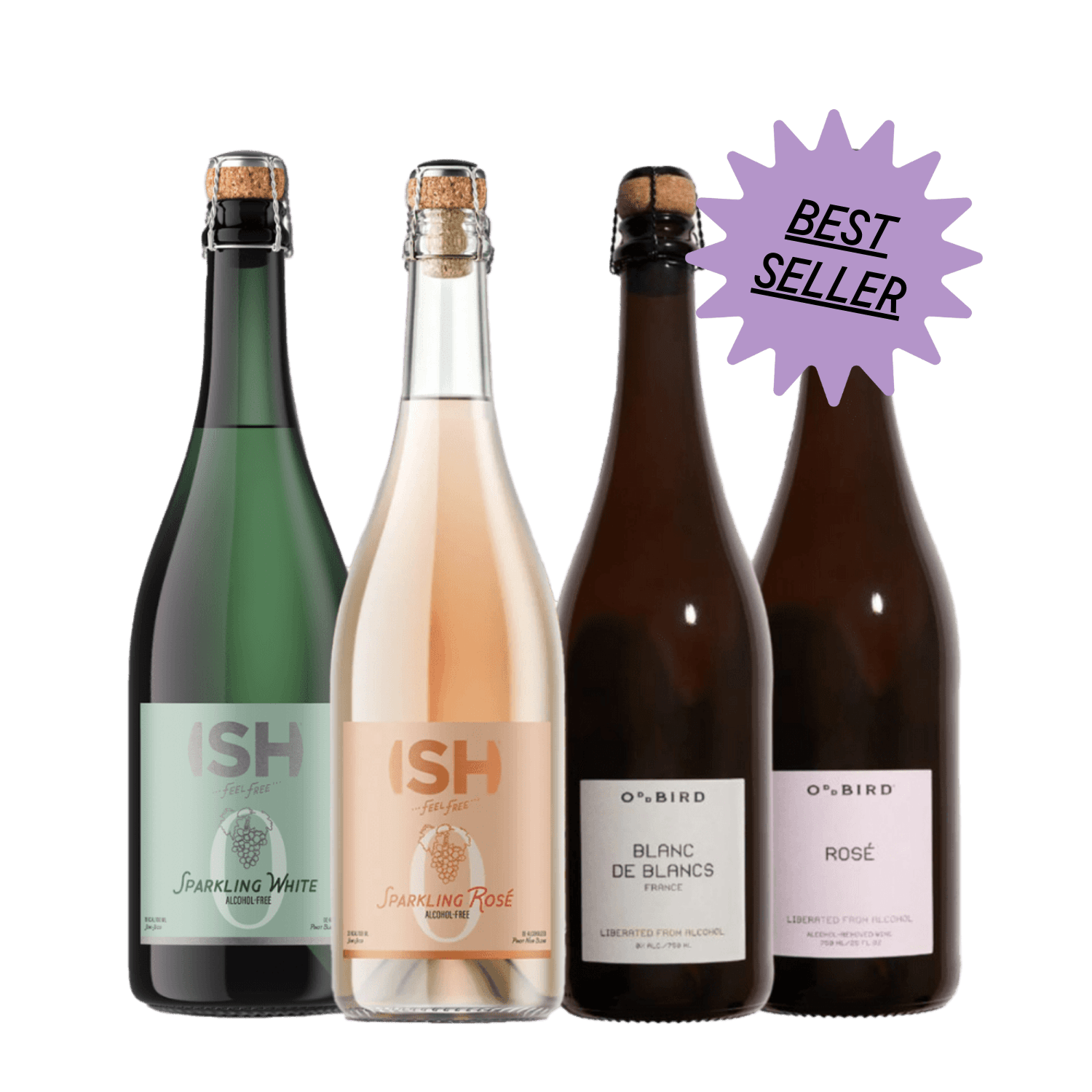 Premium Non-Alcoholic Sparkling Wine Bundle | The Zero Proof