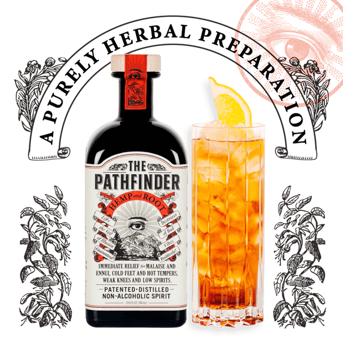 The Pathfinder's Hemp & Root Non-Alcoholic Spirit | The Zero Proof